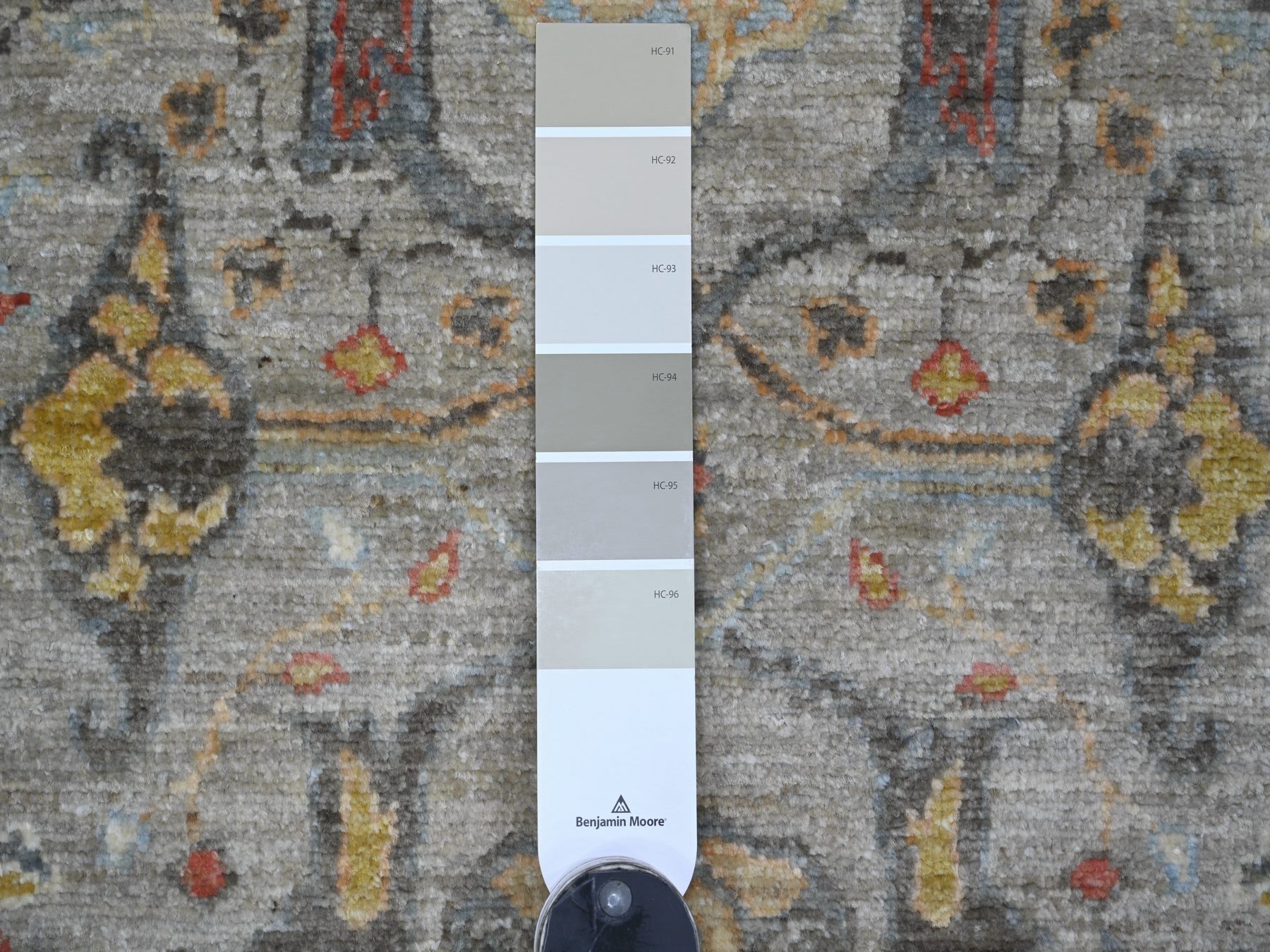 4’1″x6′ Spanish Gray, Peshawar with Bijar Garus Design, Hand Knotted ...